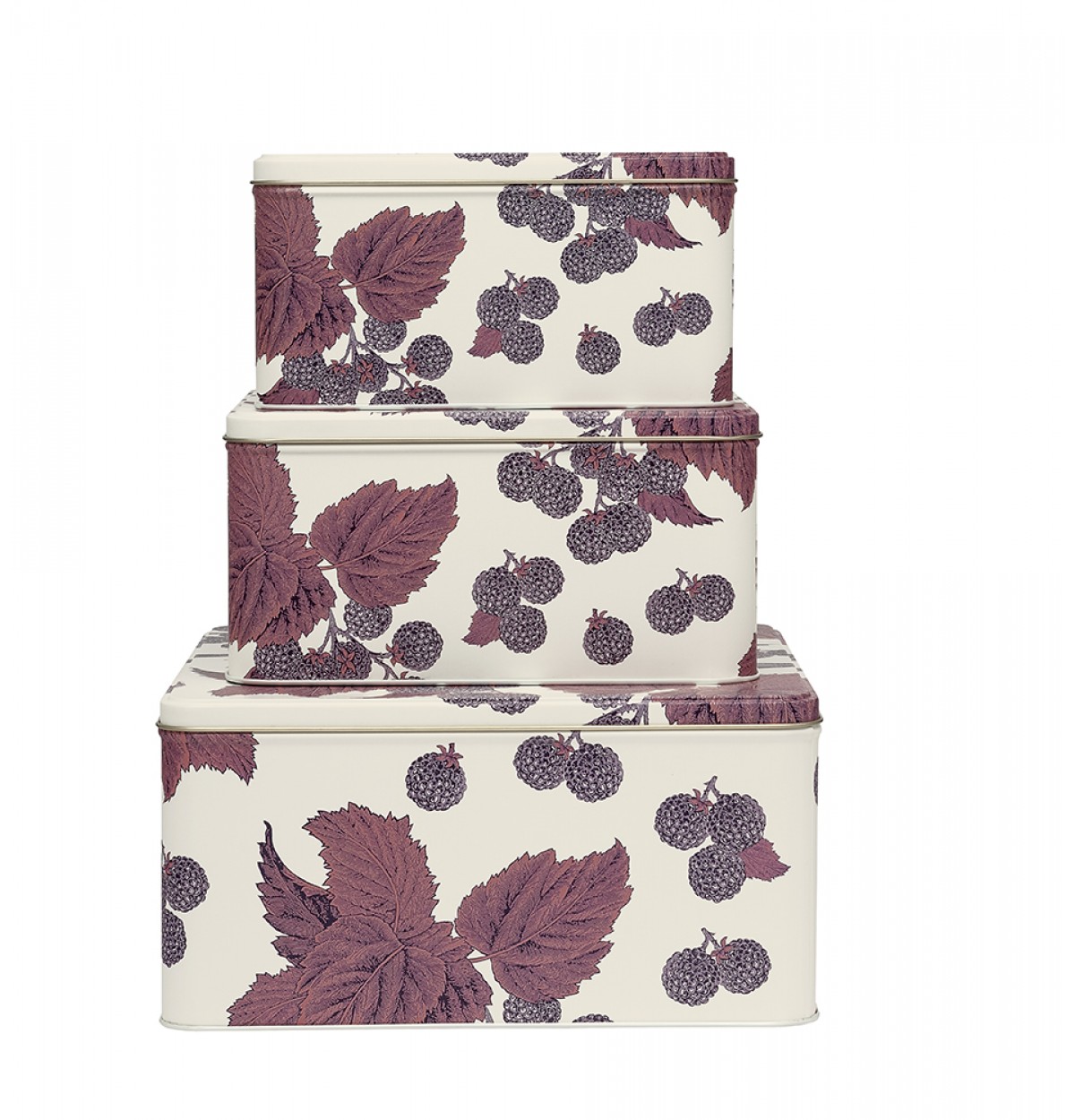 Shop Wholesale Thornback & Peel Blackbird & Bramble Large Square Set Of 3 Tins Online | Australia